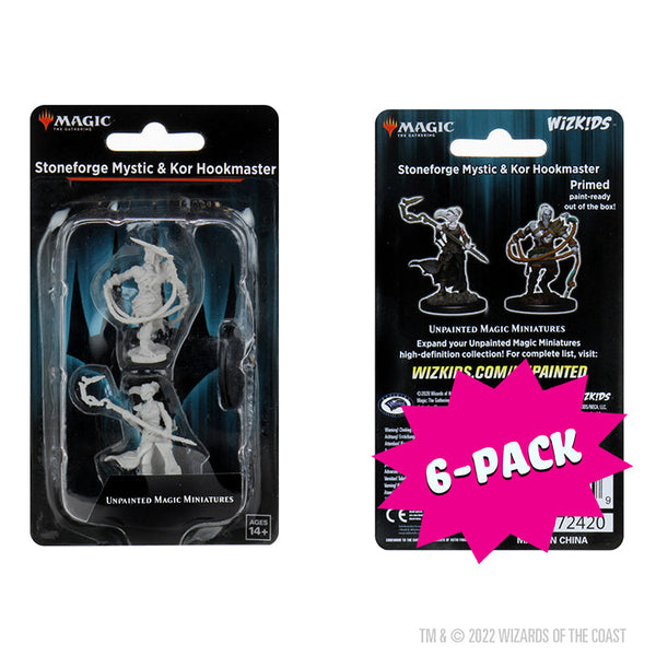 Magic: the Gathering Unpainted Miniatures - Stoneforge Mystic & Kor Ho – WizKids