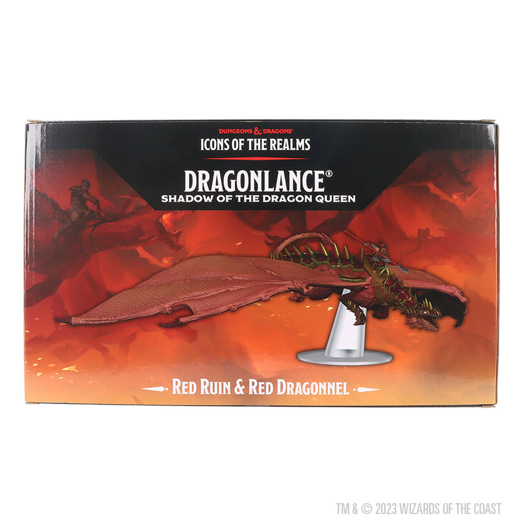 D&D Icons of the Realms: Dragonlance - Red Ruin & Red Dragonnel – WizKids