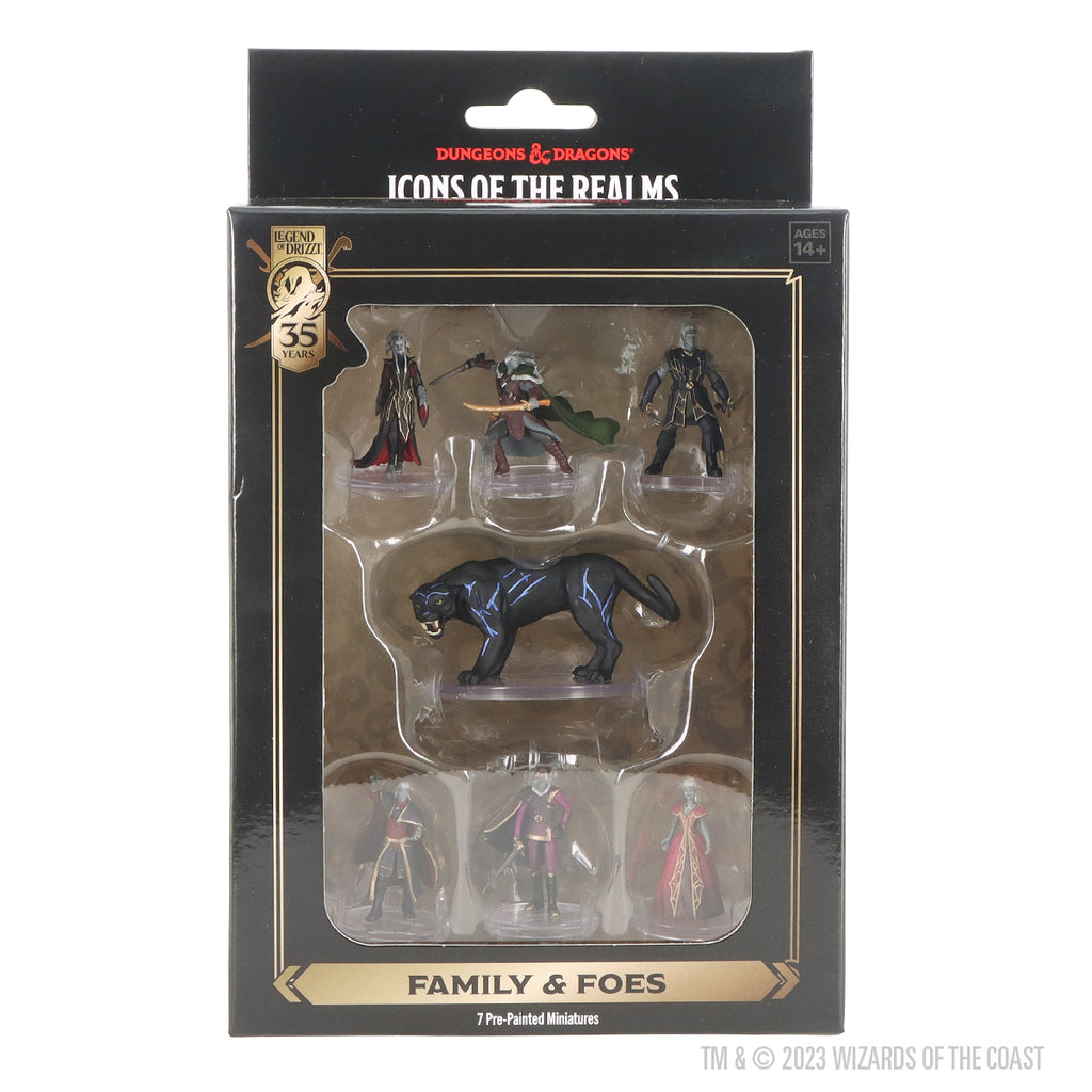 D&D The Legend of Drizzt 35th Anniversary - Family & Foes Boxed Set ...