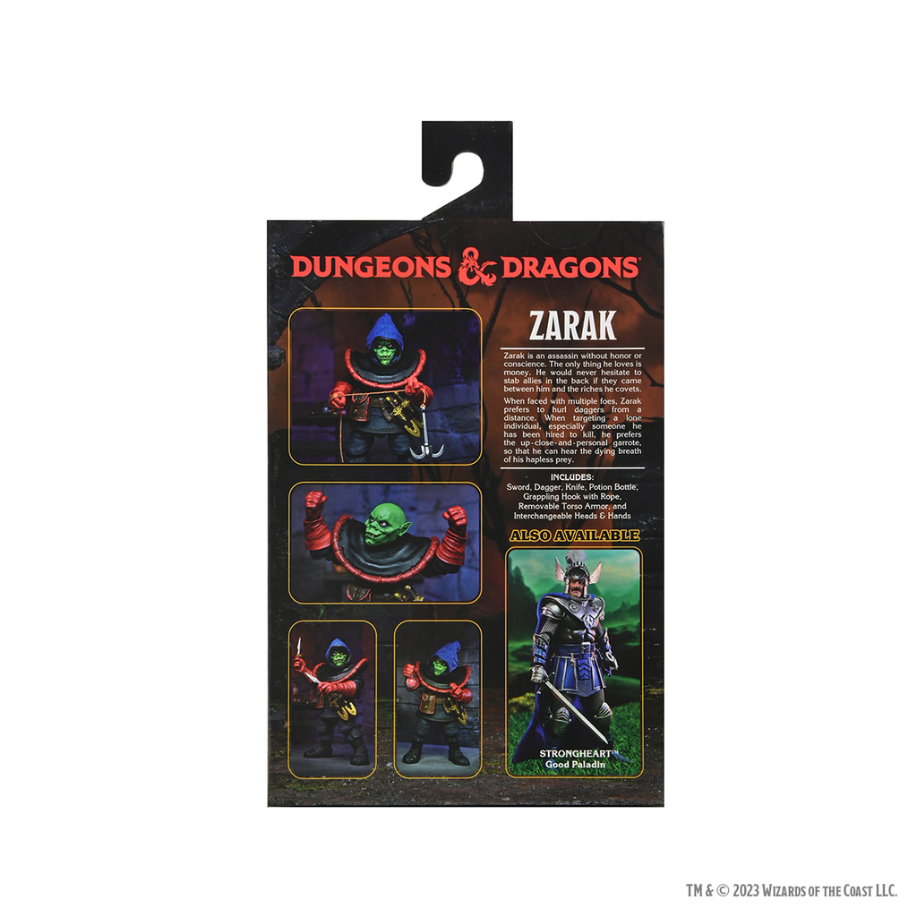 Dungeons & Dragons – 7” Scale Action Figure – Ultimate Zarak (NECA ...