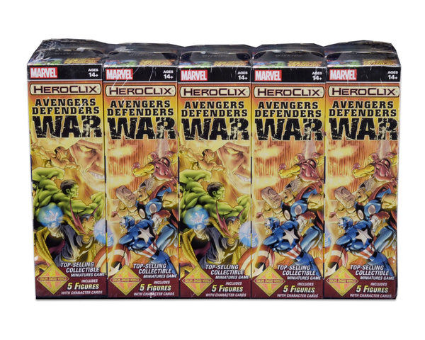 Marvel HeroClix: Avengers/Defenders War Booster Brick – WizKids