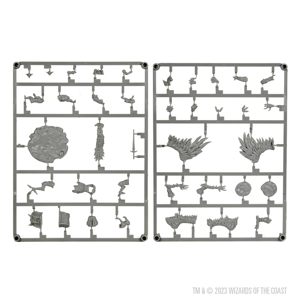 D&D Frameworks: Vrock - Unpainted and Unassembled – WizKids