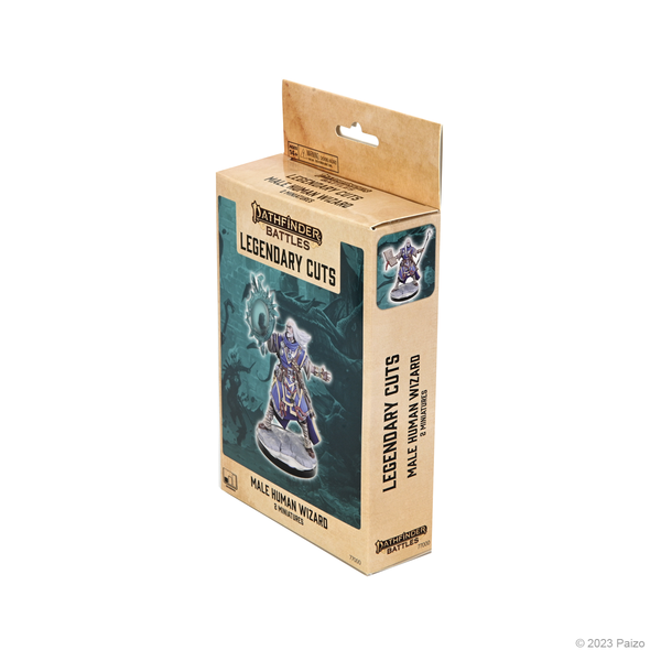Pathfinder Legendary Cuts: Male Human Wizard – WizKids