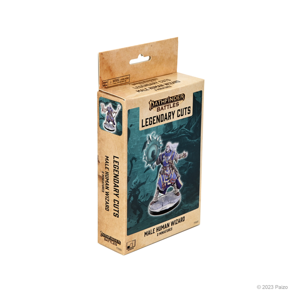 Pathfinder Legendary Cuts: Male Human Wizard – WizKids