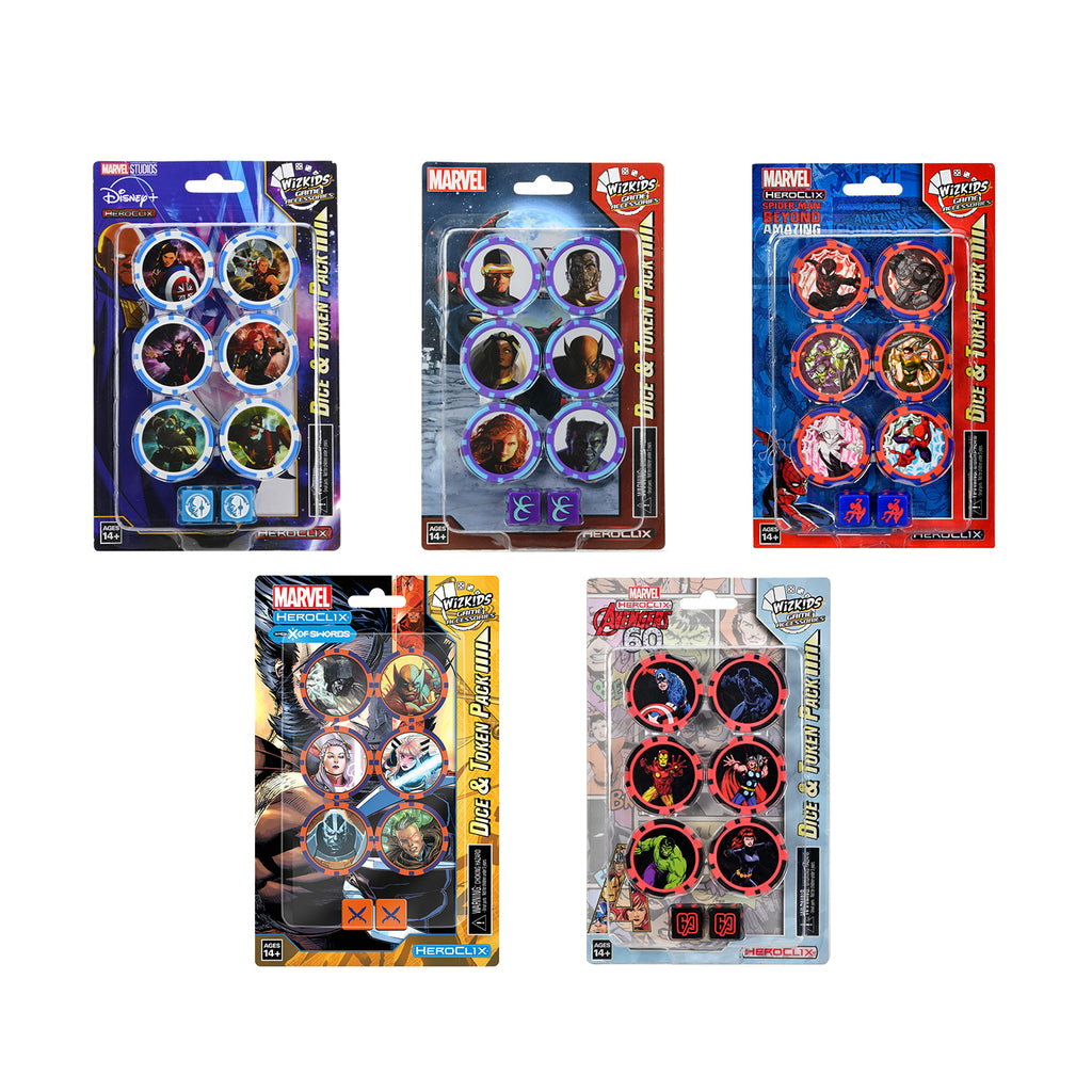 Marvel HeroClix - Dice & Token Pack Bundle #2 – WizKids