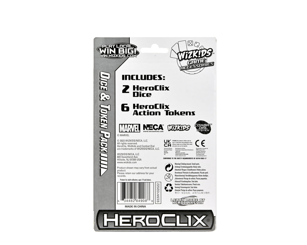 Marvel HeroClix: Avengers 60th Anniversary Dice and Token Pack – WizKids