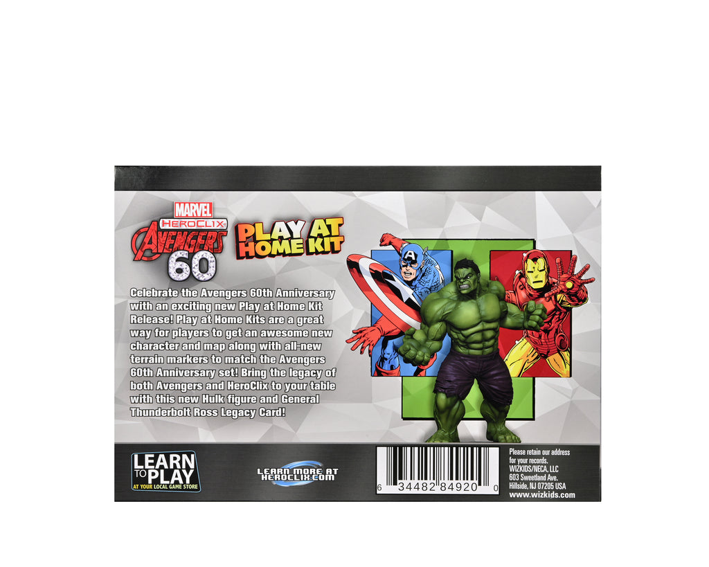 Marvel HeroClix: Avengers 60th Anniversary Play at Home Kit Hulk – WizKids