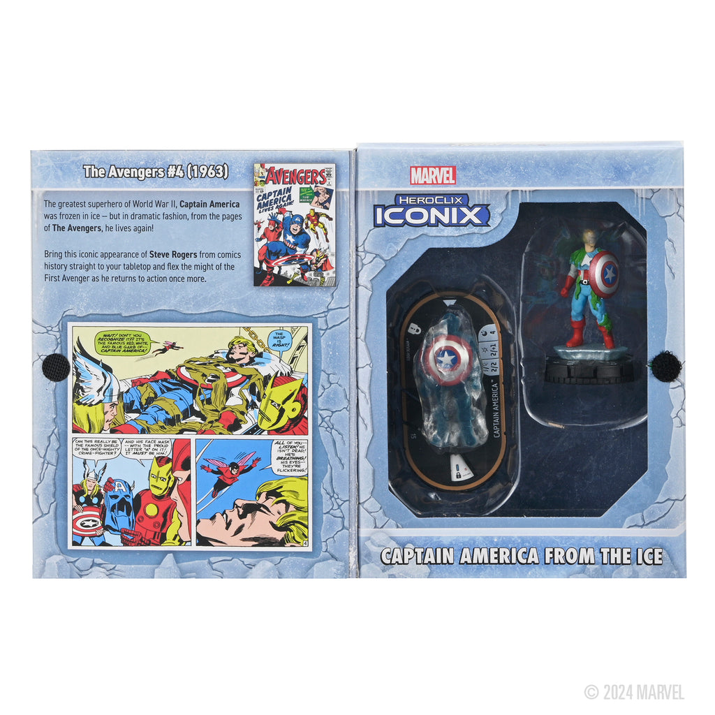 Marvel HeroClix Iconix: Captain America from the Ice – WizKids