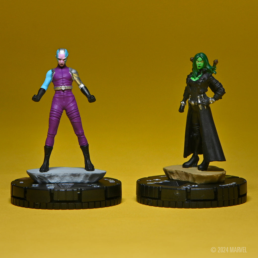 Marvel HeroClix: Collector's Trove Play at Home Kit (Gamora and Nebula ...