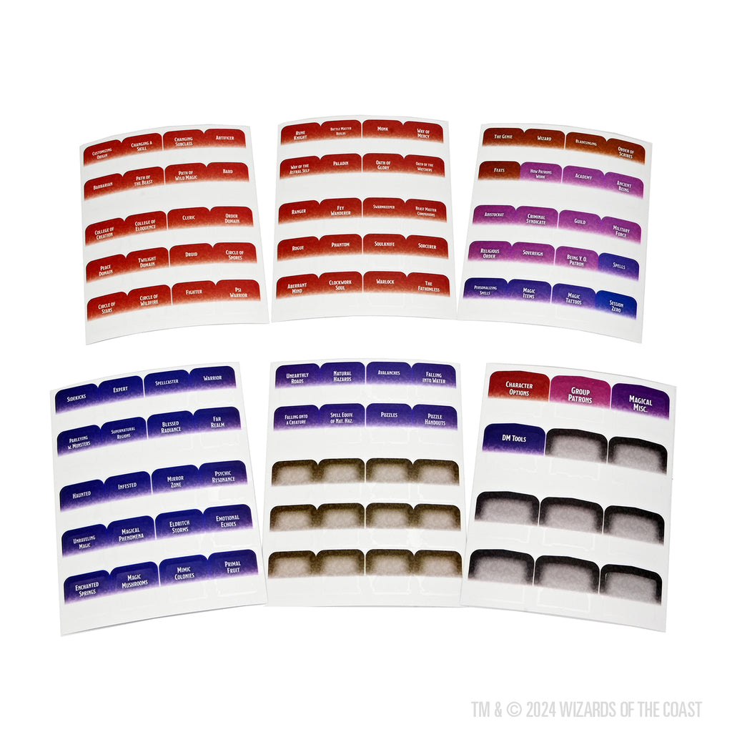 D&D Book Tabs: Tasha's Cauldron of Everything – WizKids