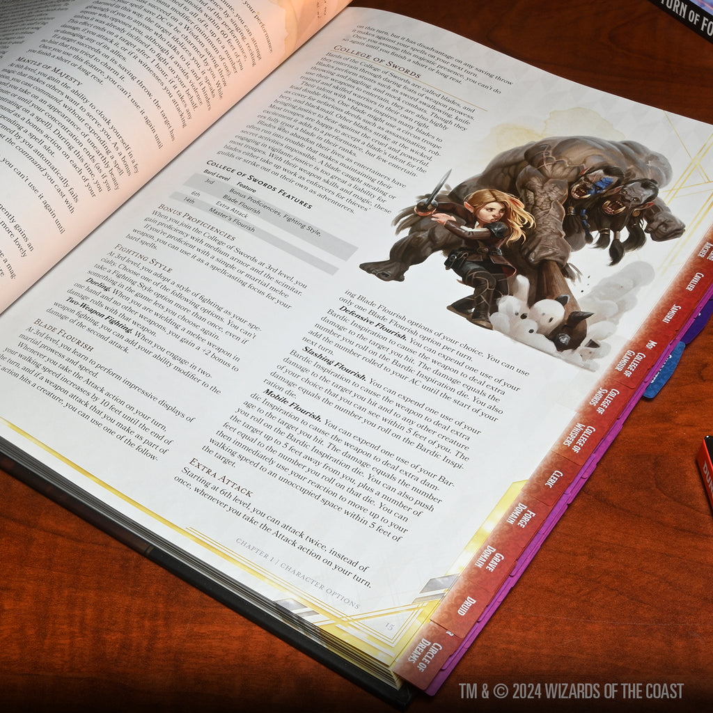 D&D Book Tabs: Xanathar's Guide to Everything – WizKids