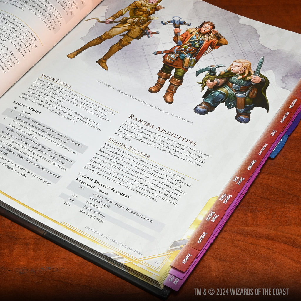 D&D Book Tabs: Xanathar's Guide to Everything – WizKids