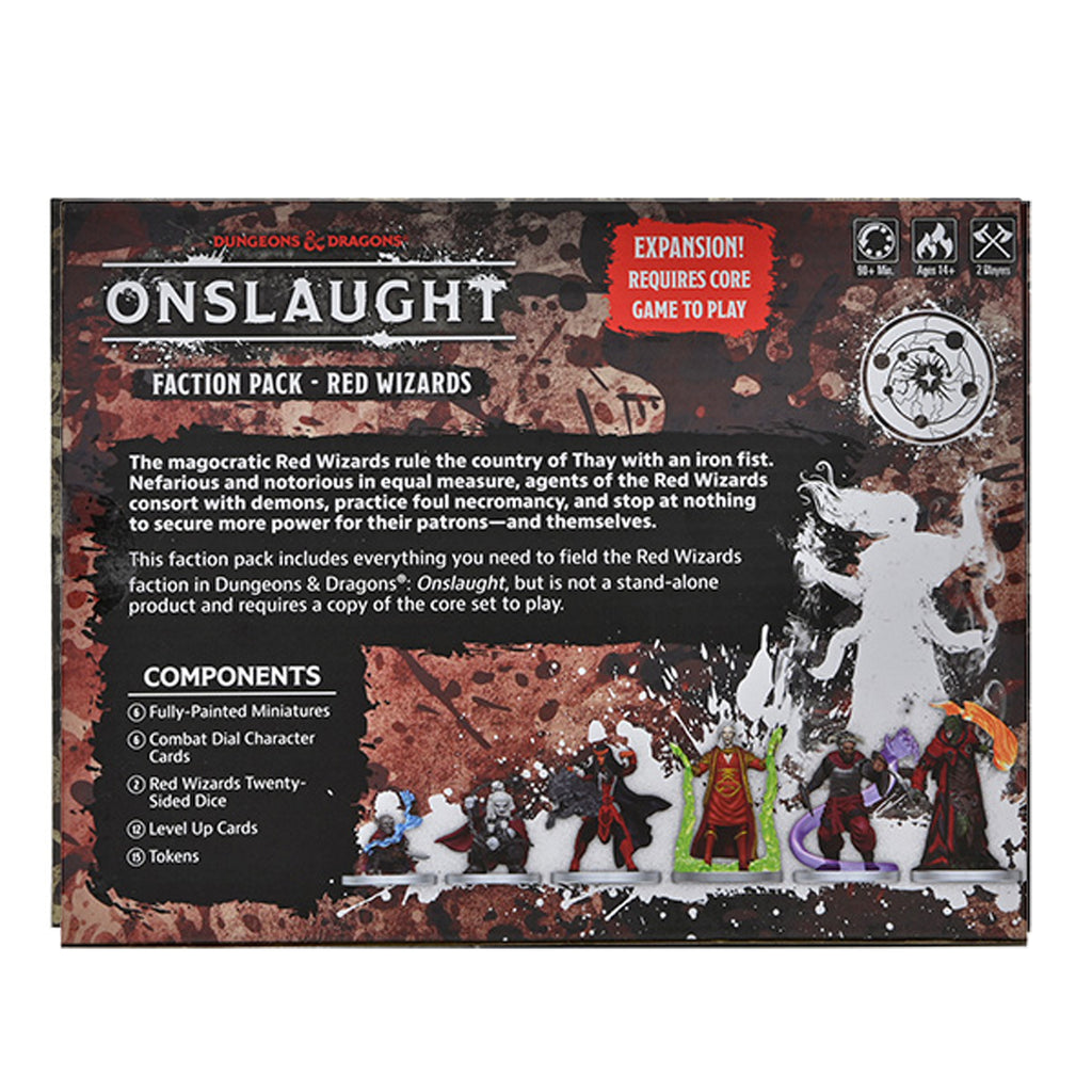 Dungeons & Dragons Onslaught: Red Wizards Faction Pack – WizKids