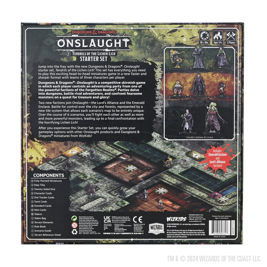 Dungeons & Dragons Onslaught: Tendrils of the Lichen Lich Starter Set ...