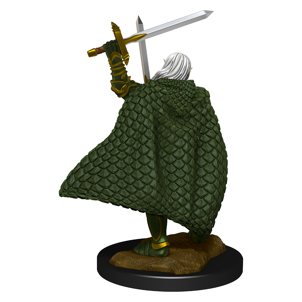 Pathfinder Deep Cuts Unpainted Miniatures: Elf Fighter Male – WizKids