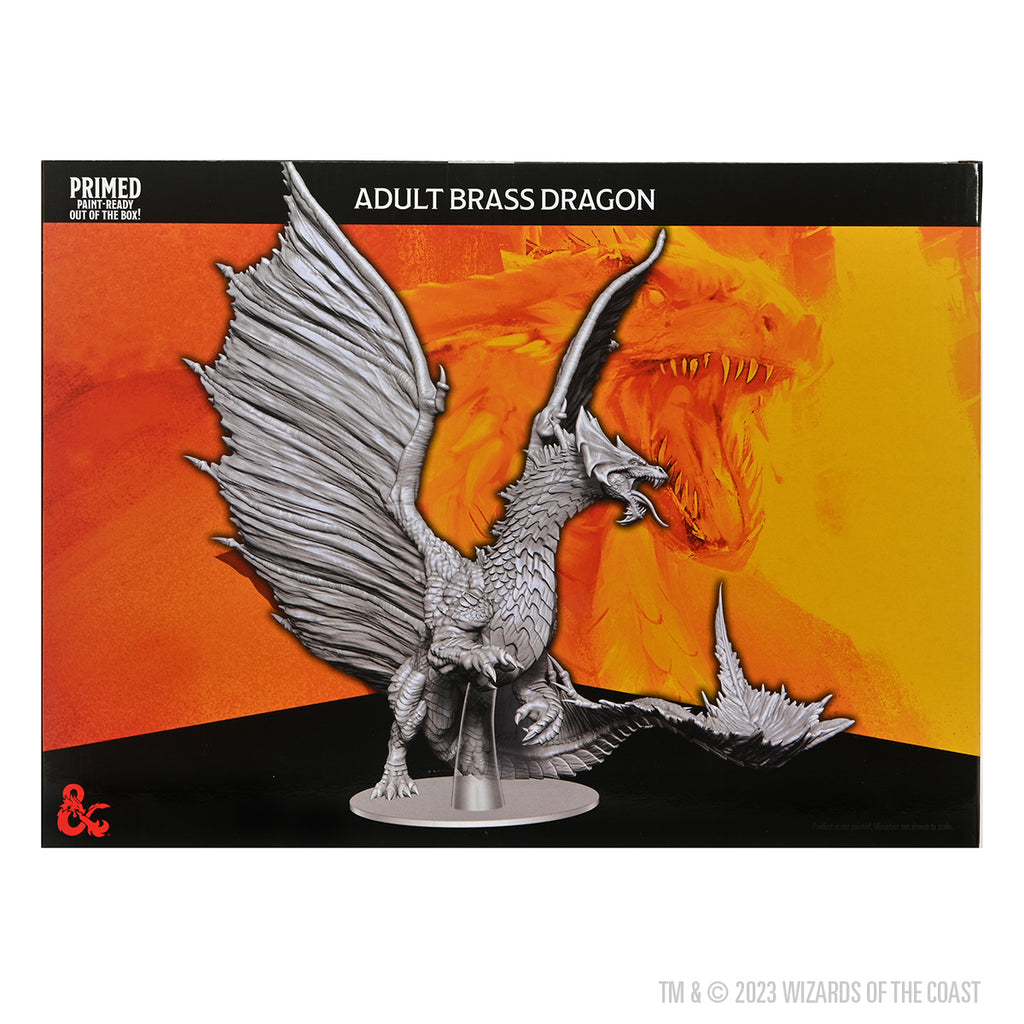 D&D Nolzur's Marvelous Miniatures: Adult Brass Dragon – WizKids