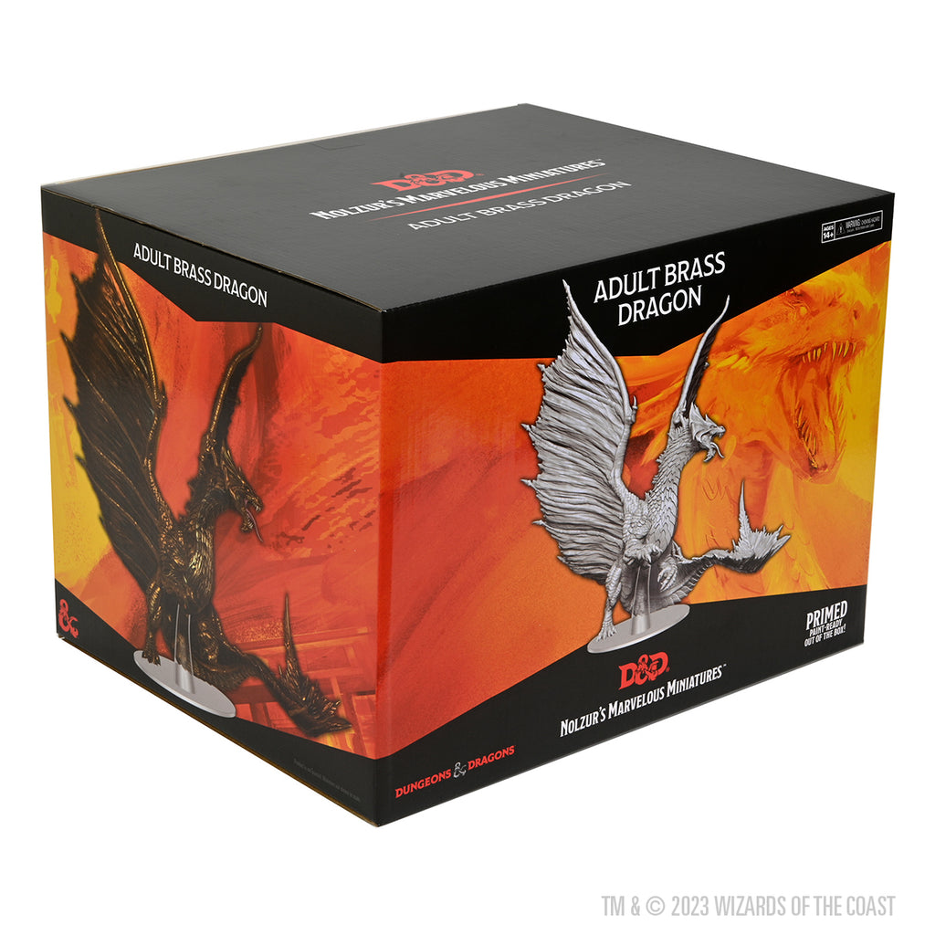 D&D Nolzur's Marvelous Miniatures: Adult Brass Dragon – WizKids