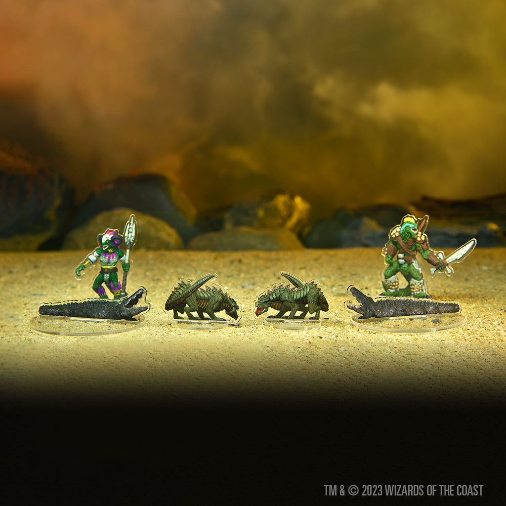 D&D Idols of the Realms: Scales & Tails - Reptile Den - 2D Set – WizKids