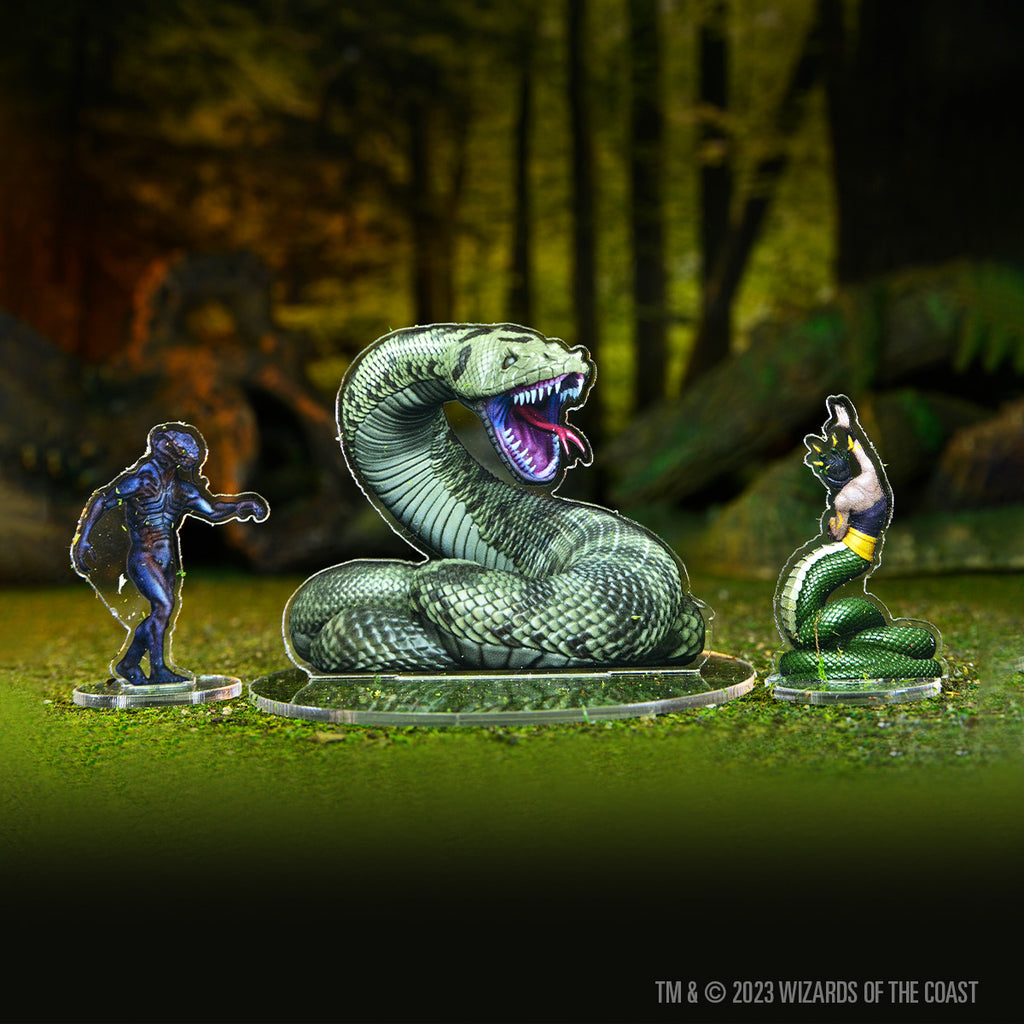 D&D Idols of the Realms: Scales & Tails - Snake Den - 2D Set – WizKids