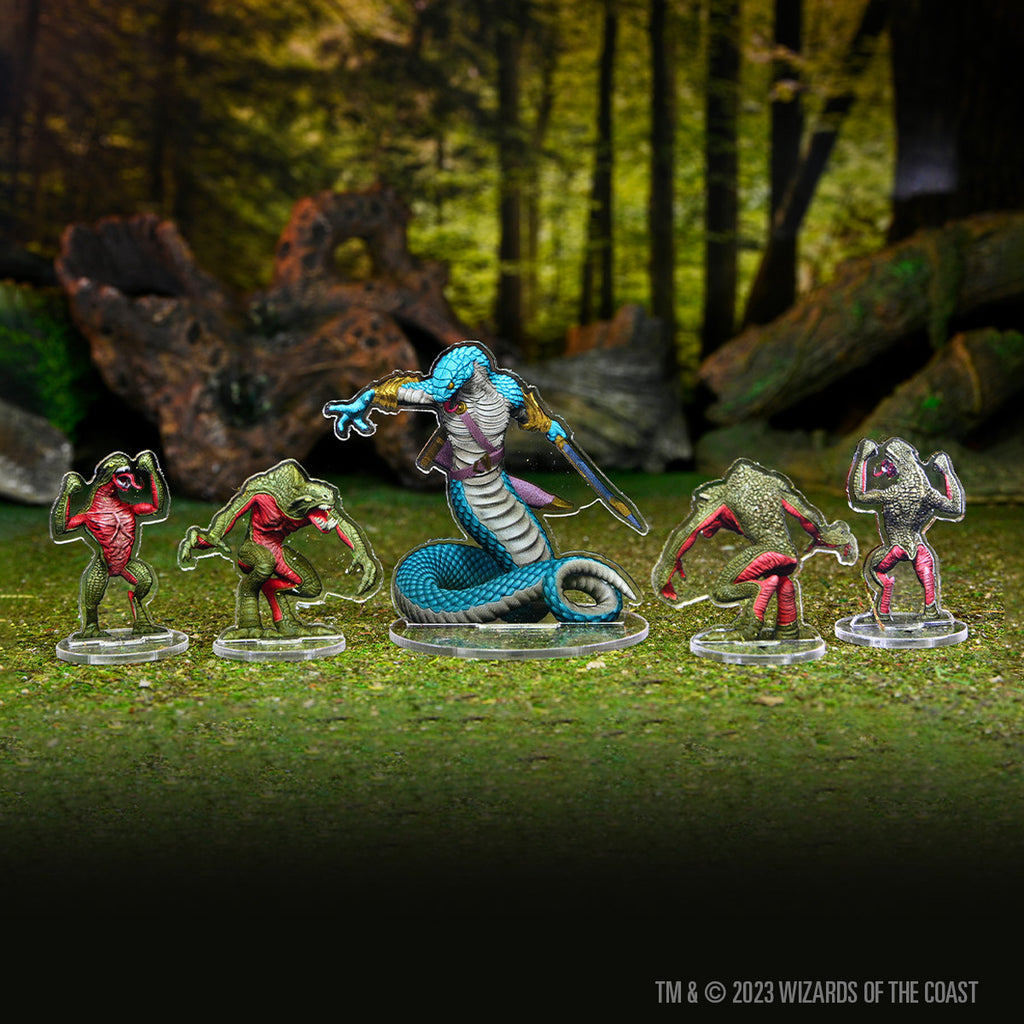 D&D Idols of the Realms: Scales & Tails - Snake Den - 2D Set – WizKids
