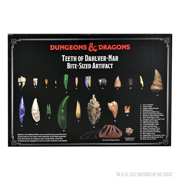 D&D Replicas of the Realms: Teeth of Dahlver-Nar Artifact – WizKids