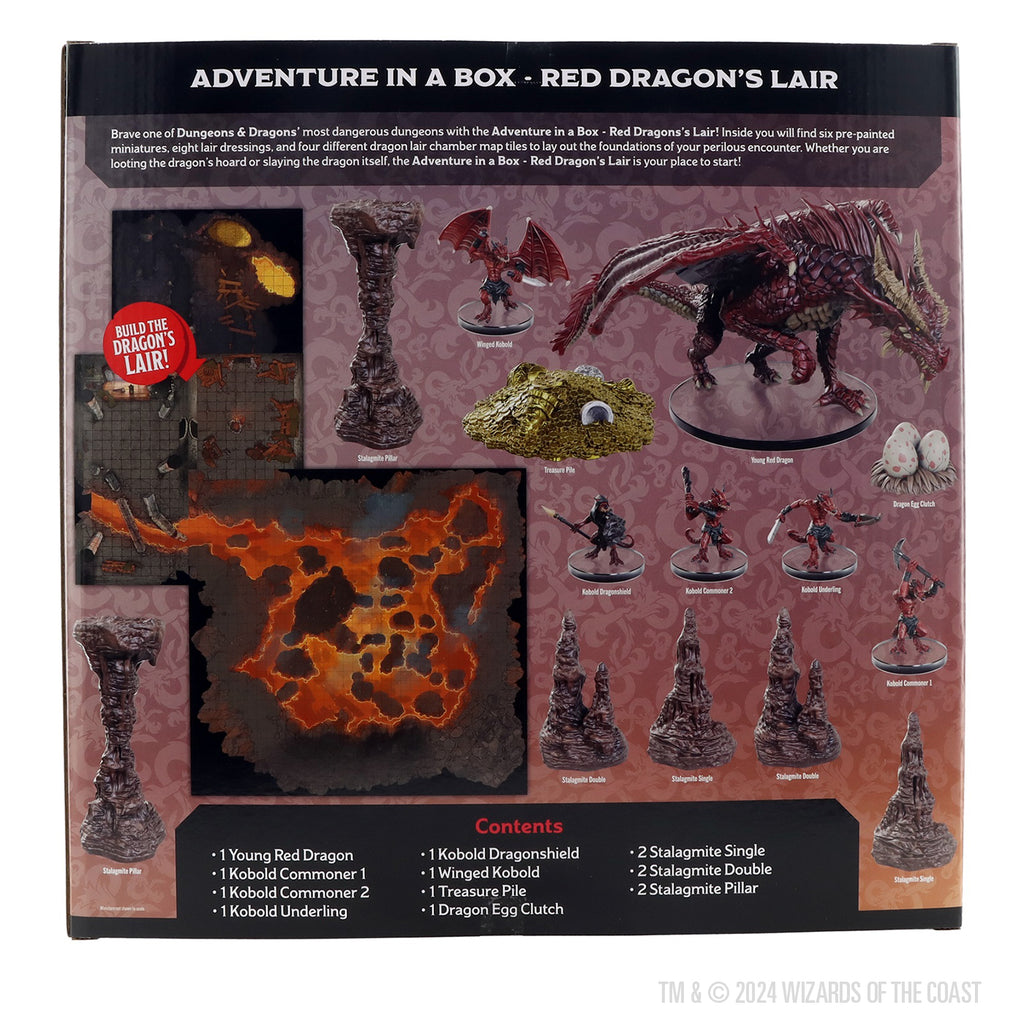 D&D Icons of the Realms: Adventure in a Box - Red Dragon's Lair – WizKids