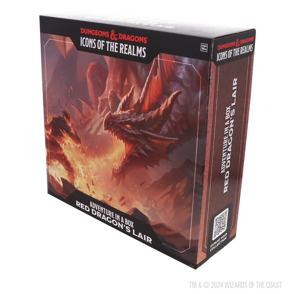 D&D Icons of the Realms: Adventure in a Box - Red Dragon's Lair – WizKids
