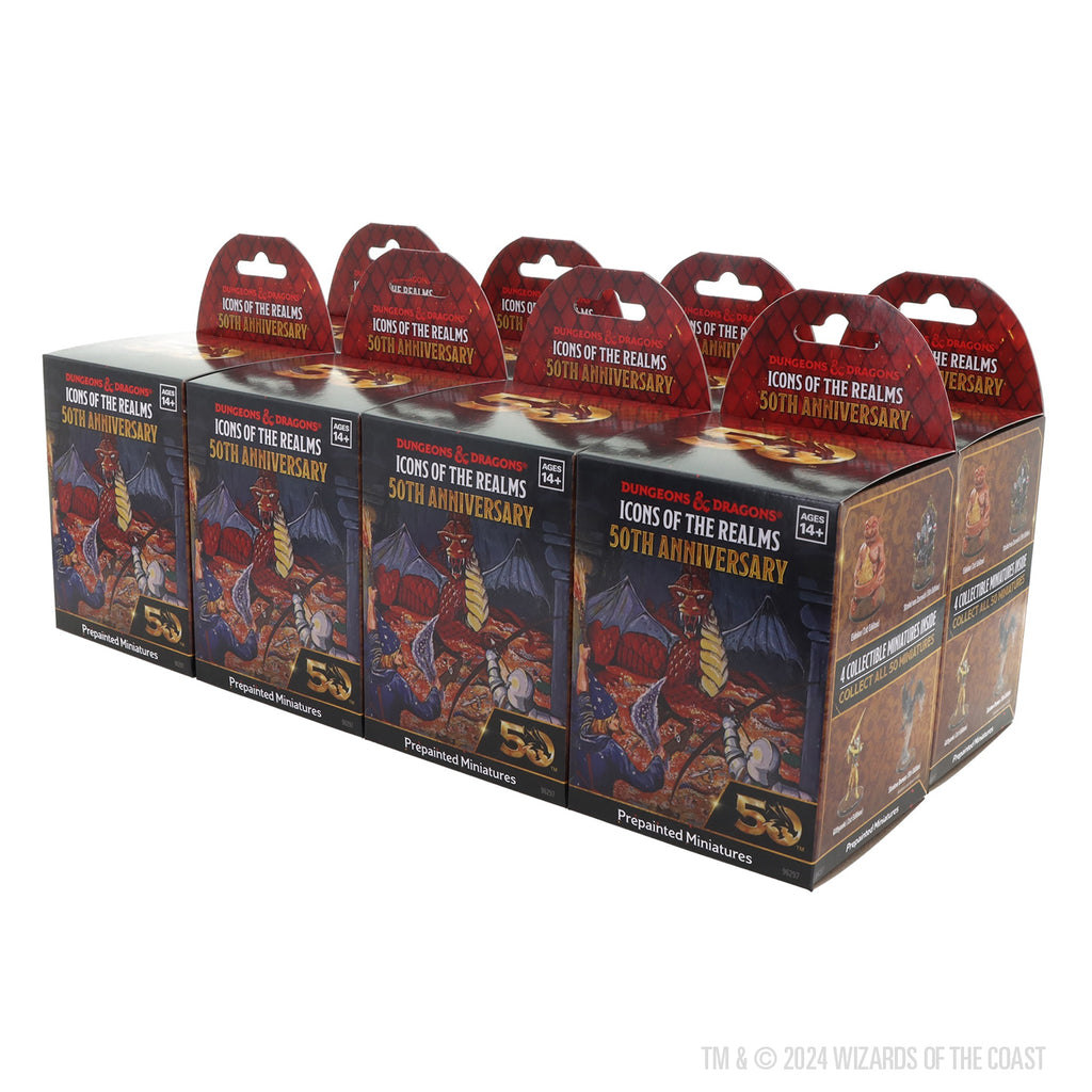 D&D Icons of the Realms: 50th Anniversary - 8 ct. Booster Brick – WizKids