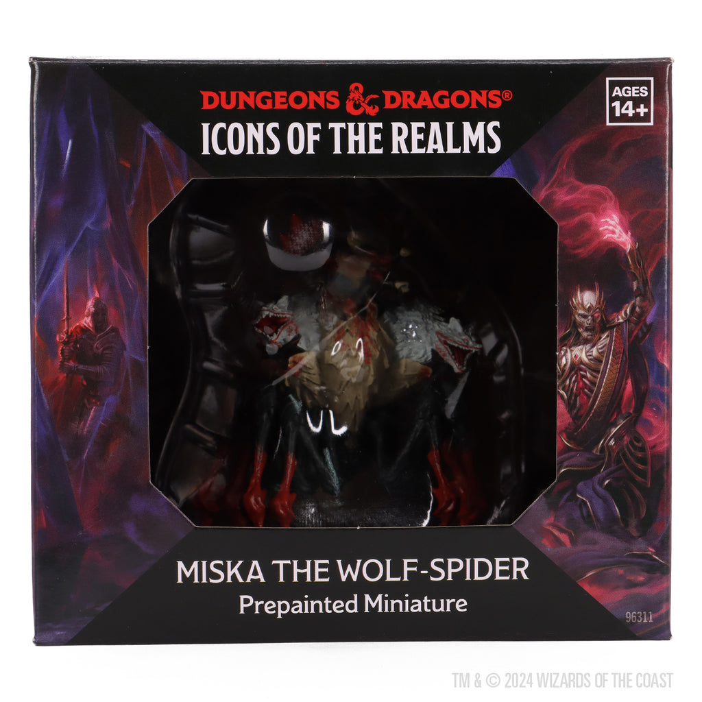 D&D Icons of the Realms: Miska the Wolf-Spider Boxed Miniature – WizKids
