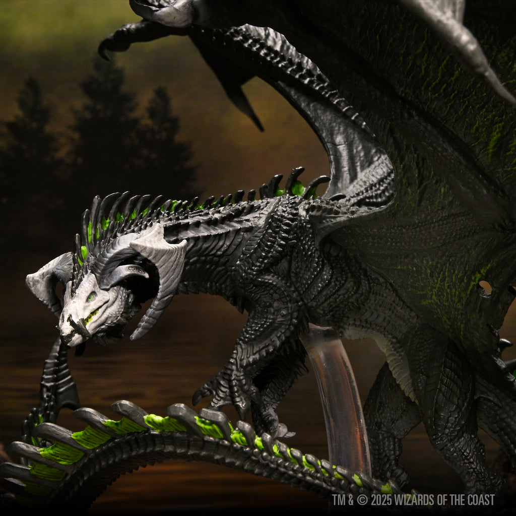 D&D Icons of the Realms: Adult Black Dragon Corruptor [2025] – WizKids