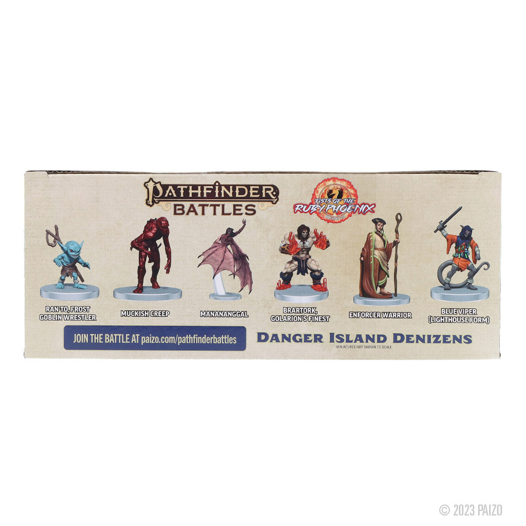 Pathfinder Battles: Fists of the Ruby Phoenix - Danger Island Denizens – WizKids