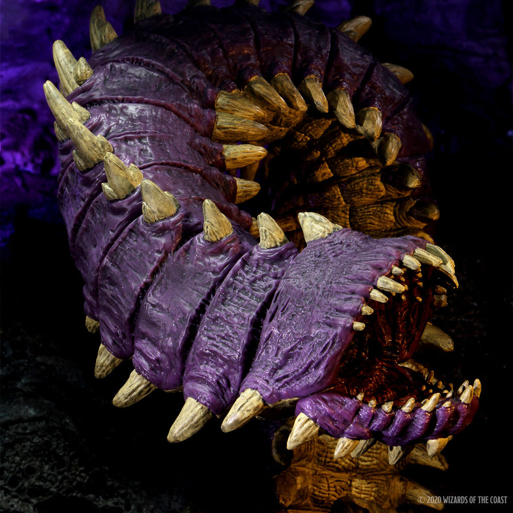 D&D Icons of the Realms: Fangs and Talons - Purple Worm Premium Set ...