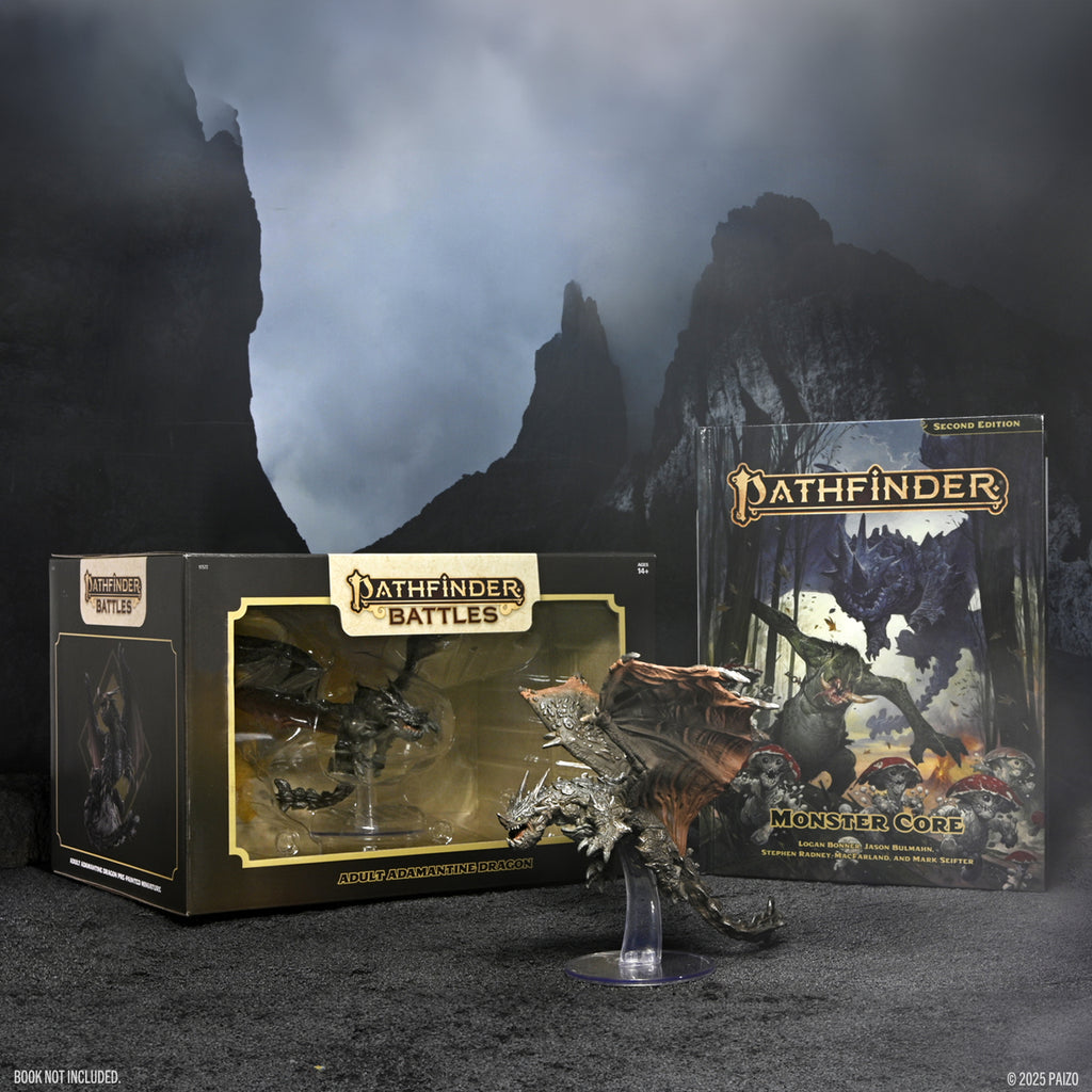 Pathfinder Battles: Adult Adamantine Dragon Boxed Miniature – WizKids
