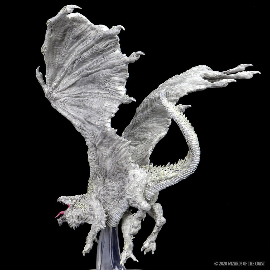 D&D Icons of the Realms: Adult White Dragon Premium Figure – WizKids