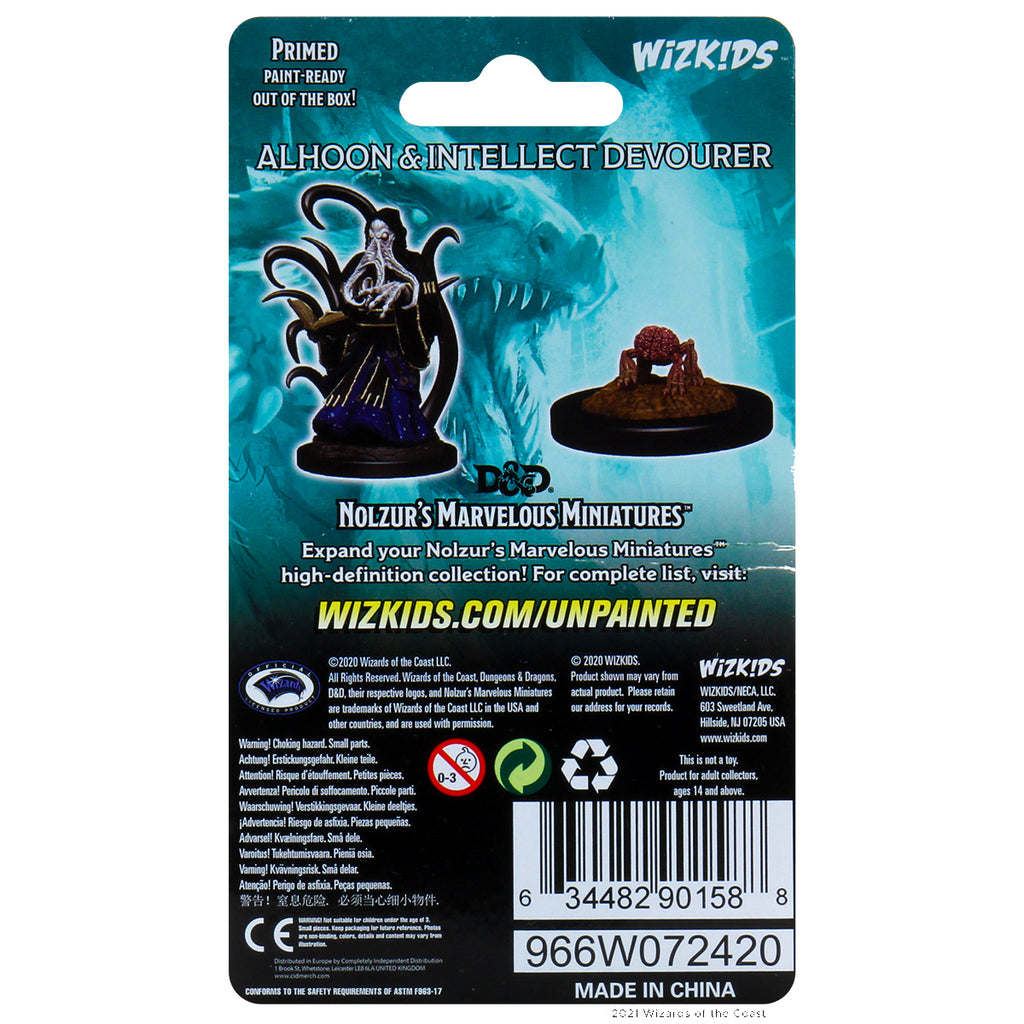 D&D Nolzur's Marvelous Miniatures: Alhoon & Intellect Devourers – WizKids