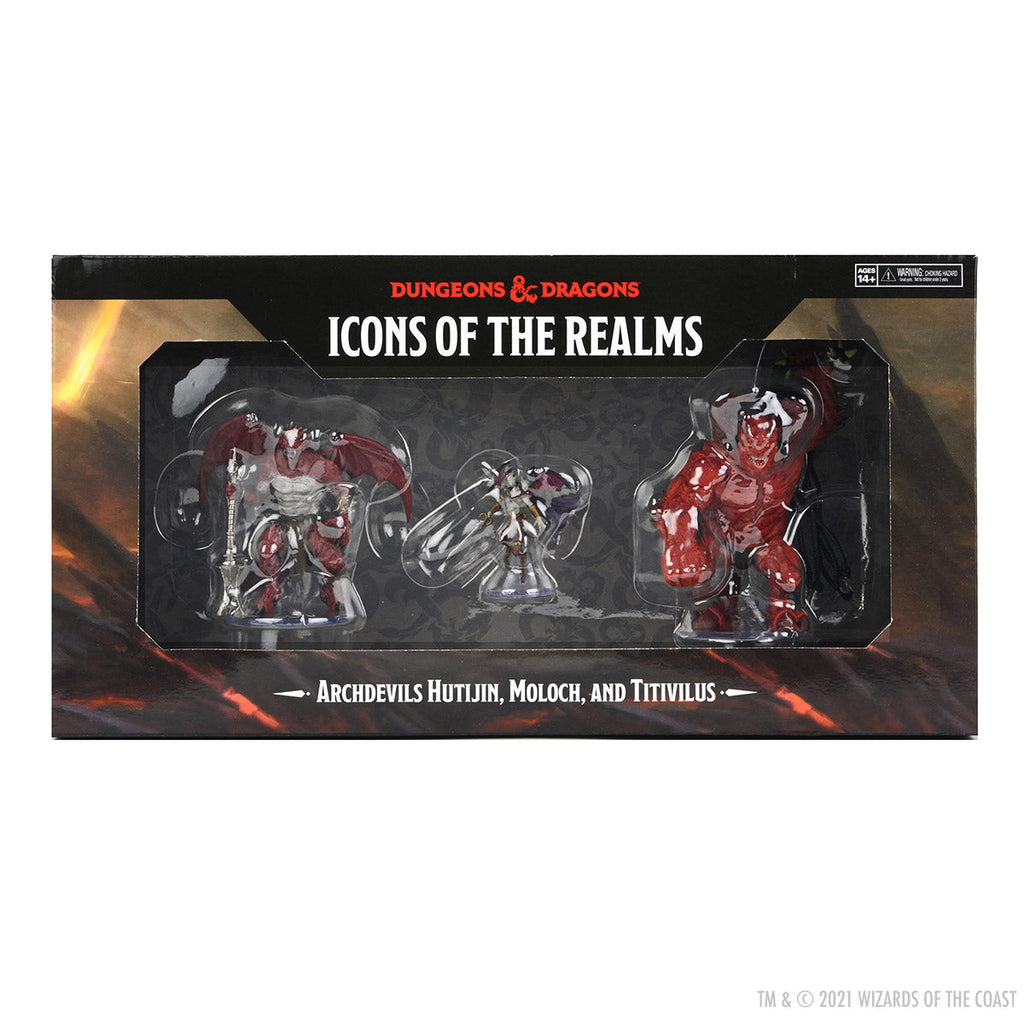 D&D Icons of the Realms: Archdevils - Hutijin, Moloch, Titivilus – WizKids
