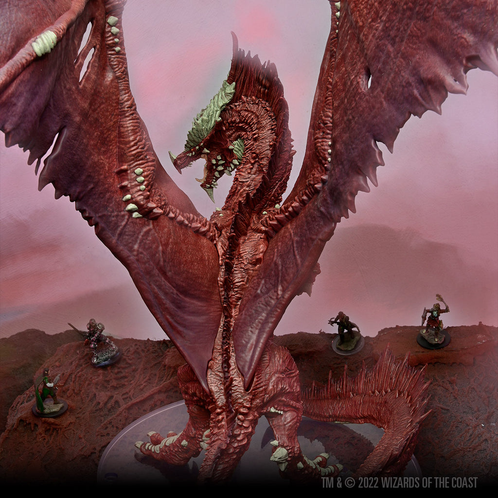 D&D Icons of the Realms: Balagos, Ancient Red Dragon – WizKids