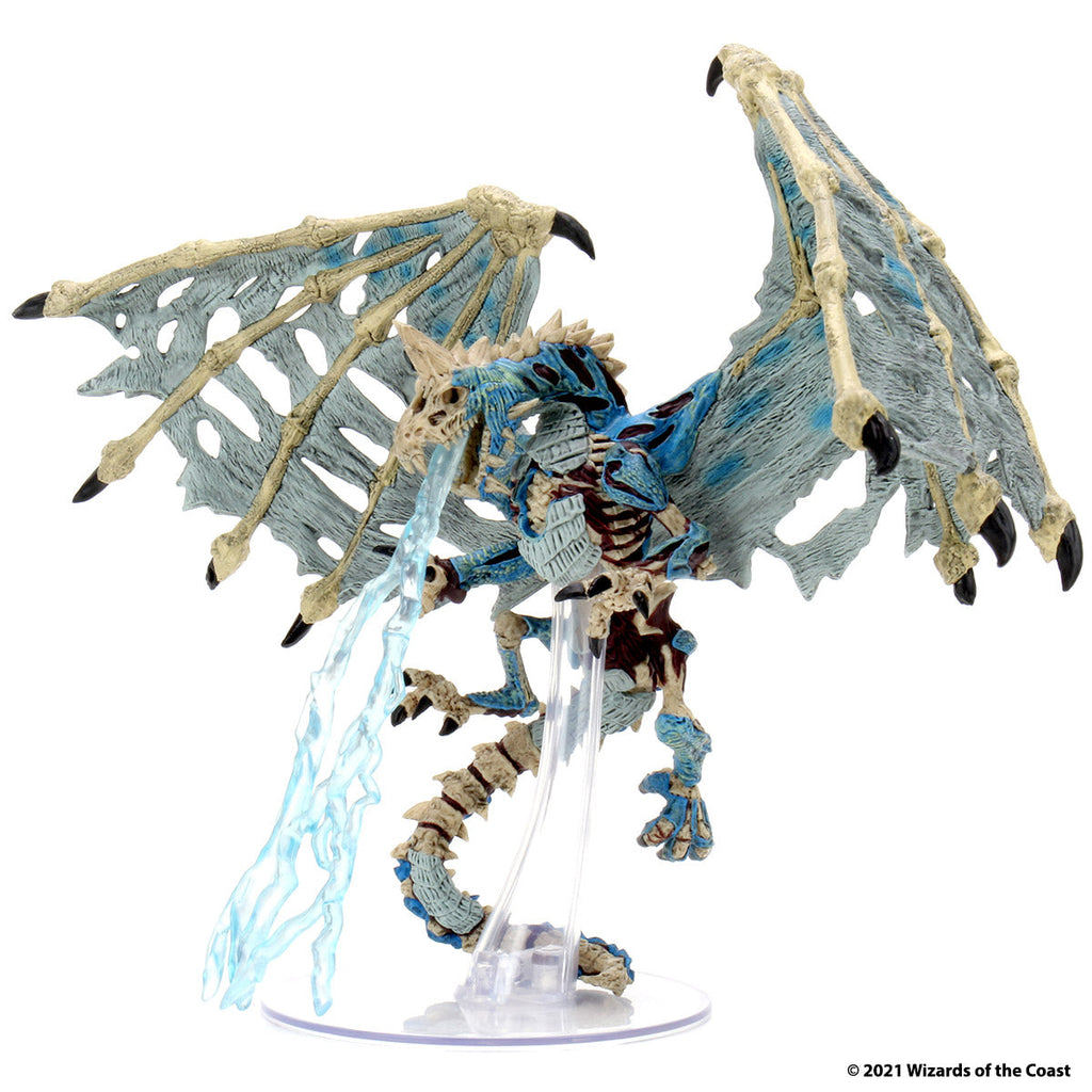 D&D Icons of the Realms Miniatures: Boneyard Premium Set - Blue Dracol ...