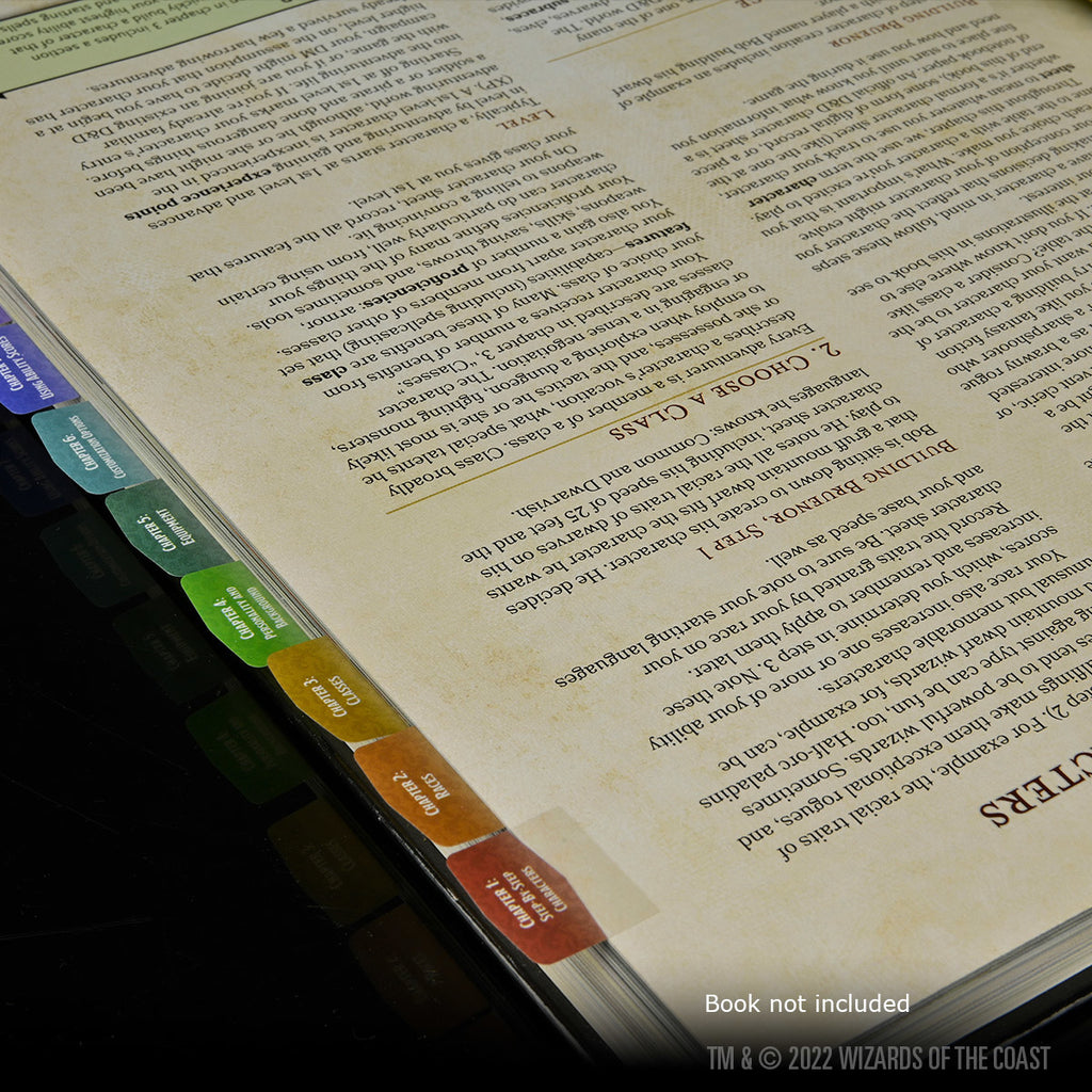 D&D Book Tabs: Player's Handbook – WizKids