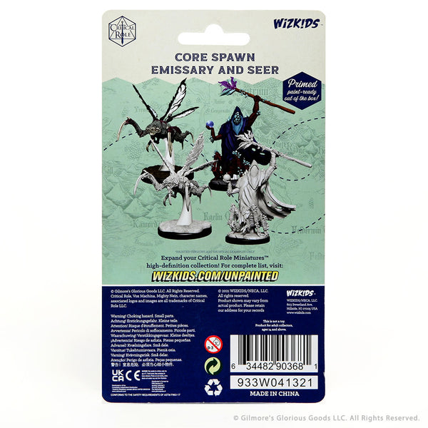 Critical Role Unpainted Miniatures: Core Spawn Emissary and Seer – WizKids