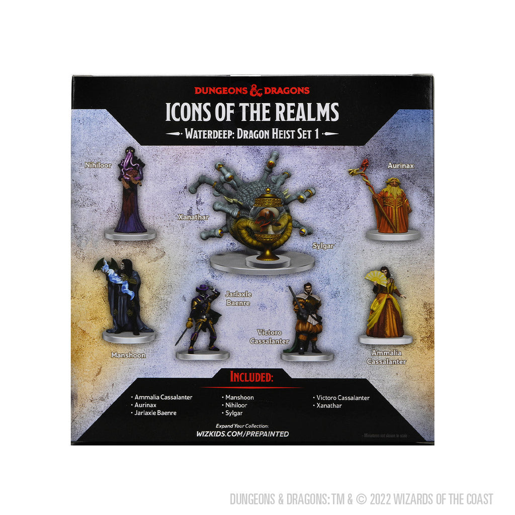 D&D Icons of the Realms: Waterdeep: Dragon Heist Box Set 1 – WizKids