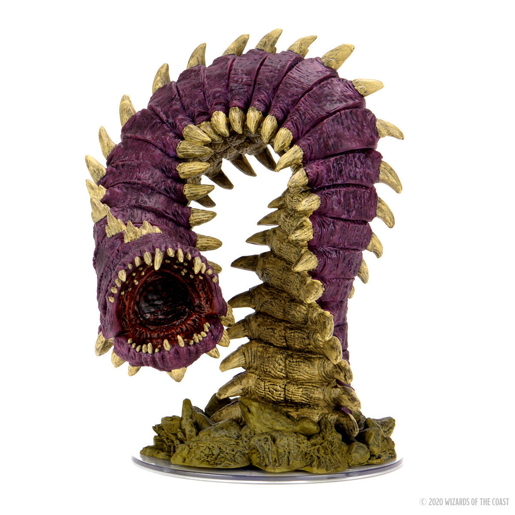 D&D Icons of the Realms: Fangs and Talons - Purple Worm Premium Set ...