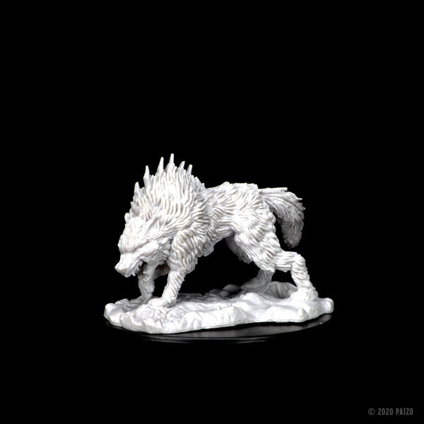 Pathfinder Battles Deep Cuts Unpainted Miniatures: Dire Wolf – WizKids