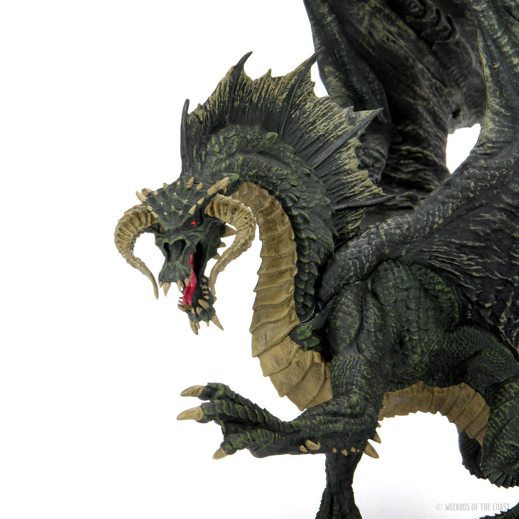 D&D Icons of the Realms: Adult Black Dragon Premium Figure – WizKids