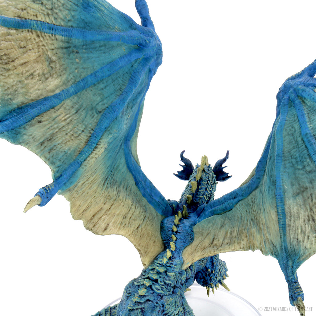 D&D Icons of the Realms: Adult Blue Dragon Premium Figure – WizKids