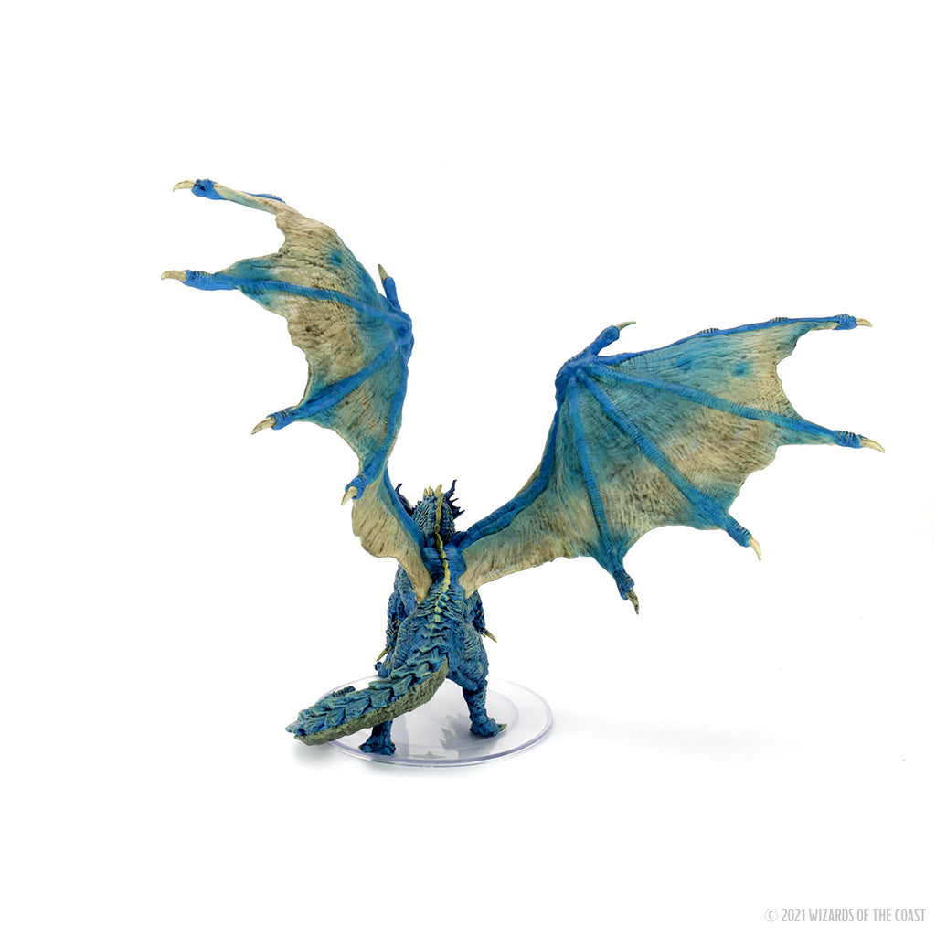 D&D Icons of the Realms: Adult Blue Dragon Premium Figure – WizKids