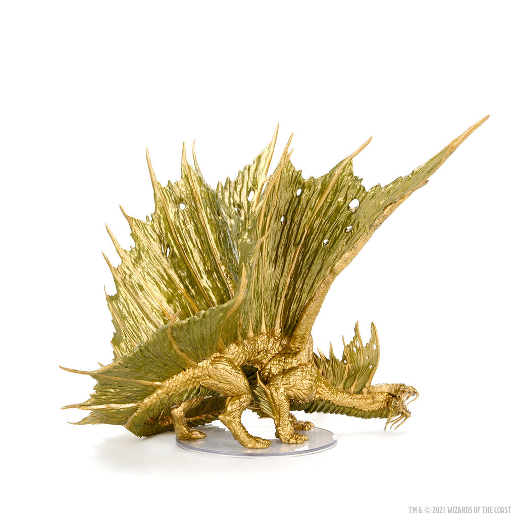 D&D Icons of the Realms: Adult Gold Dragon Premium Figure – WizKids