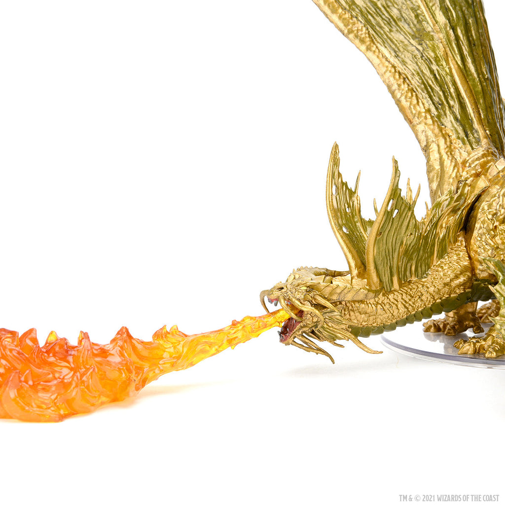 D&D Icons of the Realms: Adult Gold Dragon Premium Figure – WizKids