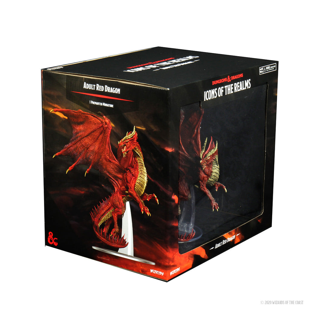 D&D Icons of the Realms: Adult Red Dragon Premium Figure – WizKids