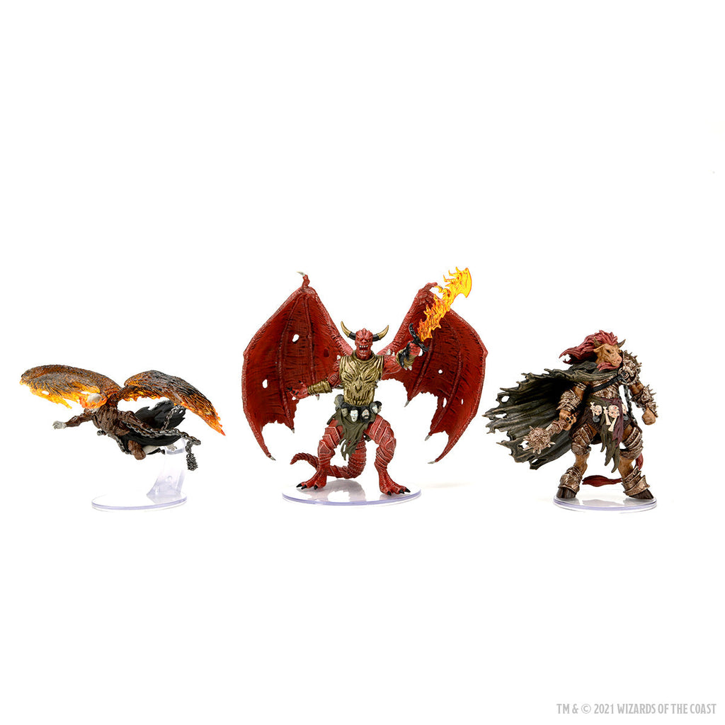 D&D Icons of the Realms Miniatures: Archdevils - Bael, Bel, and Zariel ...